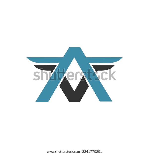 Initial Av Logo Design Image Stock Vector (Royalty Free) 2241770201 ...