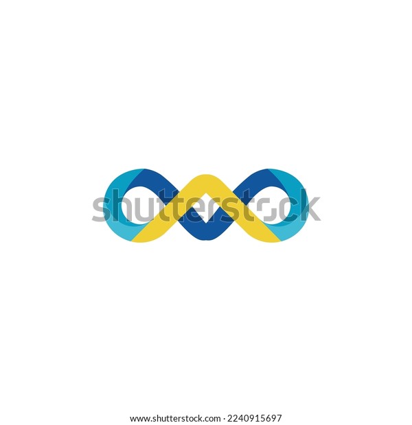 Initial Infinity Minimalist Art Infinity Shape Stock Vector (Royalty Free) 2240915697 | Shutterstock