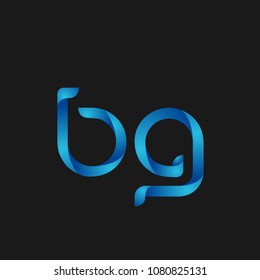 Initial Letter Bg Logo Design Stock Vector (Royalty Free) 1080825131 | Shutterstock