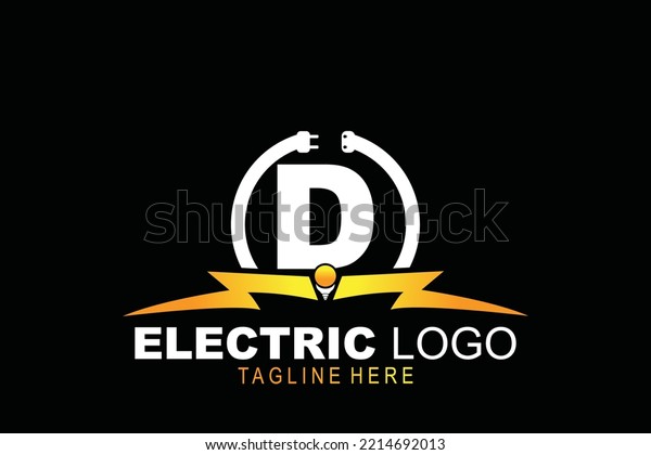 Initial Letter D Electric Logo Stock Vector (Royalty Free) 2214692013 ...