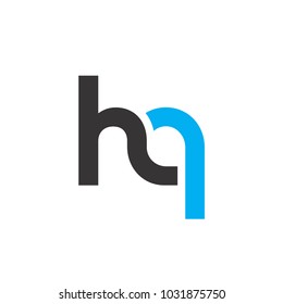 Letter Hq Logo Design Vector Template Stock Vector (Royalty Free ...