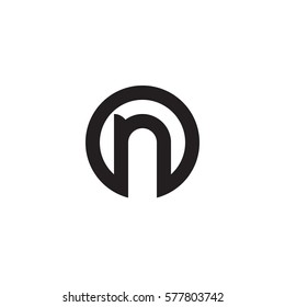 N Inside A Circle Logo 70+ N Letter Flat Icon In Circle And Square