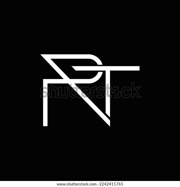 Initial Letter Rt Logo Design Creative Stock Vector (Royalty Free ...