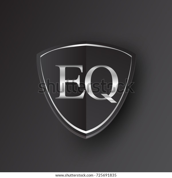 Initial Logo Letter Eq Shield Icon Stock Vector (Royalty Free ...