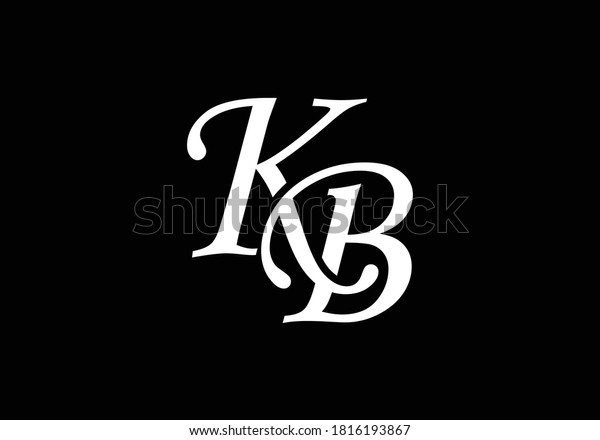 Initial Monogram Letter K B Logo Stock Vector (Royalty Free) 1816193867 ...