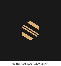 Initial S Line Logo Monogram Design Stock Vector (Royalty Free ...