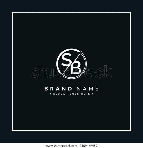 Initial Sb Vector Logo Elegant Monogram Stock Vector (Royalty Free ...