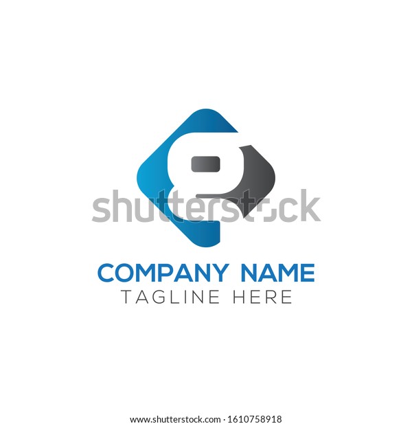 Initial Square Letter G Logo Modern Stock Vector (Royalty Free ...