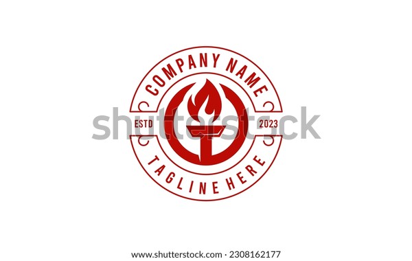 Torch Circle Logo Royalty-Free Images, Stock Photos & Pictures ...