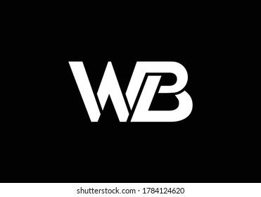 Initial W B Logo Design Vector Stock Vector (Royalty Free) 1784124620 ...