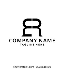 Initials Er Logo Design Vector Icon Stock Vector (Royalty Free ...