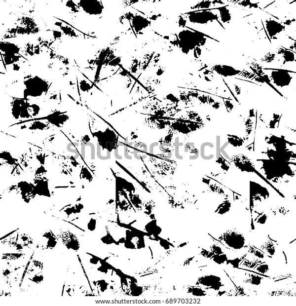 Ink Seamless Texture Vector Hand Drawn Stock Vector (Royalty Free ...