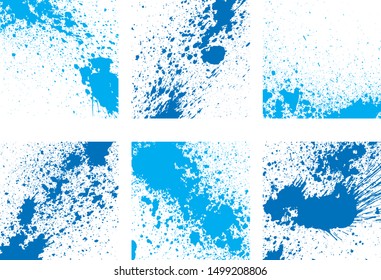 Ink Splash Image Material Set Stock Vector (Royalty Free) 1499208806 ...