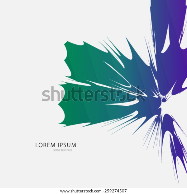 Ink Splat Gradient Effect Background Stock Vector (Royalty Free ...