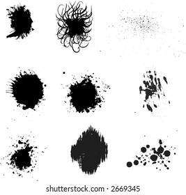 Inks Splash 3 Stock Vector (Royalty Free) 2669342 | Shutterstock