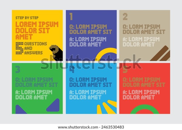 Instagram Step By Step Carousel Post Stock Vector (Royalty Free ...