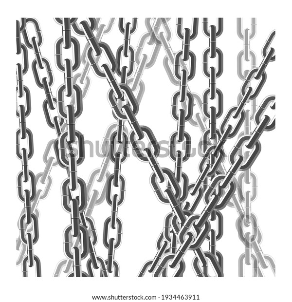 Intersection Chain Lines Vertical Chain Background Stock Vector ...