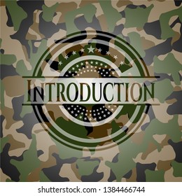 Introduction On Camo Pattern Vector Illustration: vector de stock ...