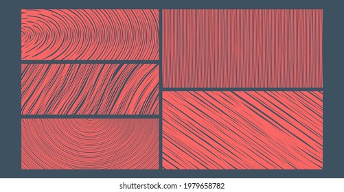 Irregular Lines Pattern Perspective Geometric Wallpaper Stock Vector ...