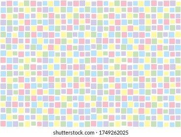 Irregular Square Pattern Background Mosaic Tiles Stock Vector (Royalty ...