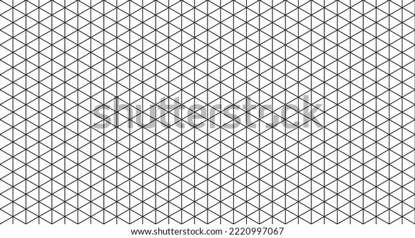 Isometric Graph Paper Perspective Grid Template Stock Vector Royalty Free 2220997067
