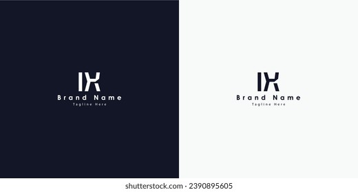Ix Letters Vector Logo Design Stock Vector (Royalty Free) 2390895605 ...