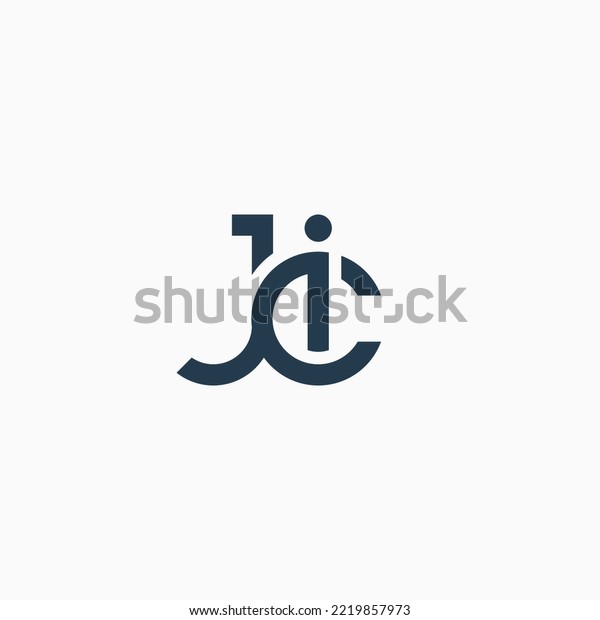 Jci Initial Monogram Vector Icon Illustration Stock Vector (Royalty ...
