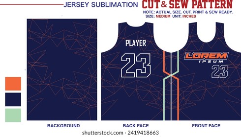 Jersey Background Cut Sew Pattern Stock Vector (Royalty Free ...