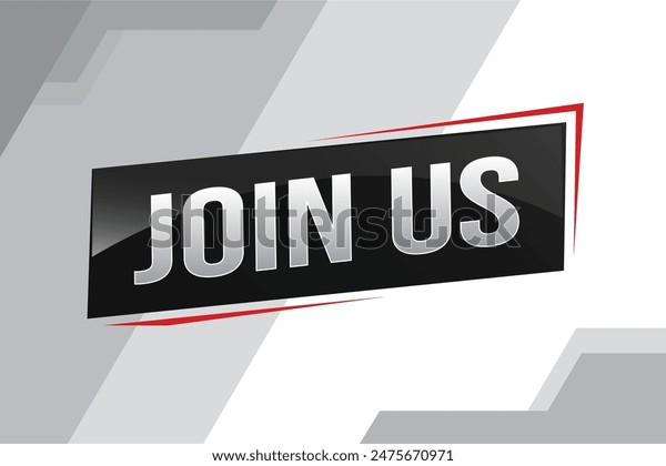 Join Us Word Concept Vector Illustration Stock Vector (Royalty Free ...