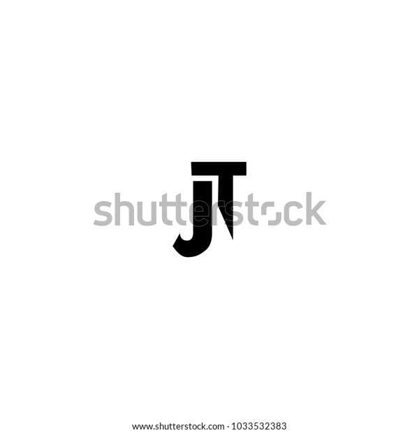 Jt Vector Logo Stock Vector (Royalty Free) 1033532383 | Shutterstock