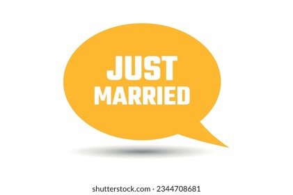 6+ Hundred Just Married Speech Bubble Royalty-Free Images, Stock Photos ...