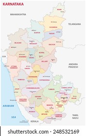 Karnataka Outline Photos, Images and Pictures