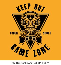 Keep Out Game Zone Vector Sign Stock Vector (Royalty Free) 2388645389 ...
