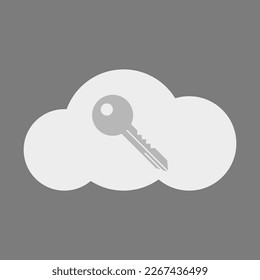 Key Cloud Vector Cloud Storage Vector Stock Vector (Royalty Free ...