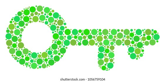 Key Collage Circle Elements Different Sizes Stock Illustration ...