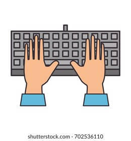 Keyboard Hardware Computer Stock Vector (Royalty Free) 702536110 ...