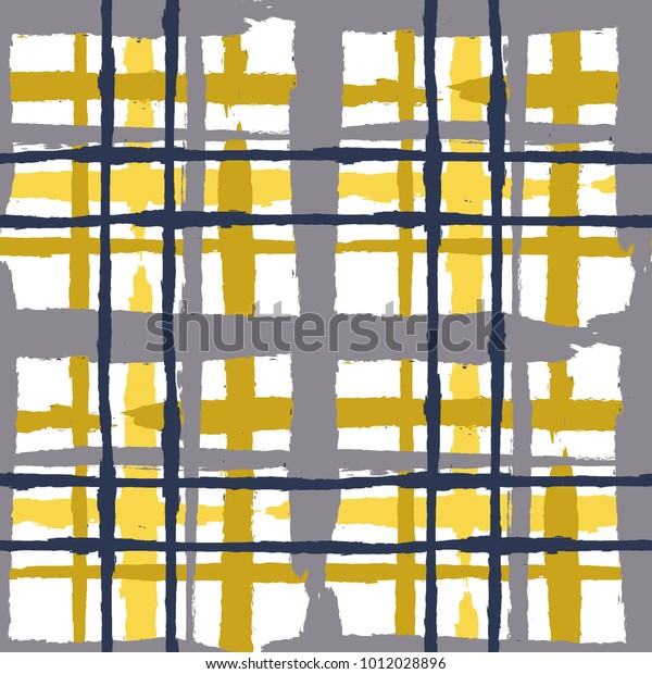 Kilt Texture Seamless Grunge Pattern Hand Stock Vector (Royalty Free ...