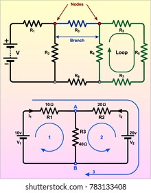 Kirchhoffs Circuit Law Stock Vector (Royalty Free) 783133408 | Shutterstock