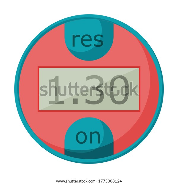Kitchen Timer Vector Cartoon Icon Vector Stock Vector (Royalty Free ...