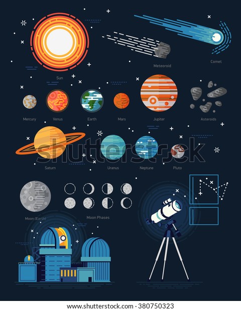 Half Solar System: Over 658 Royalty-Free Licensable Stock Vectors ...