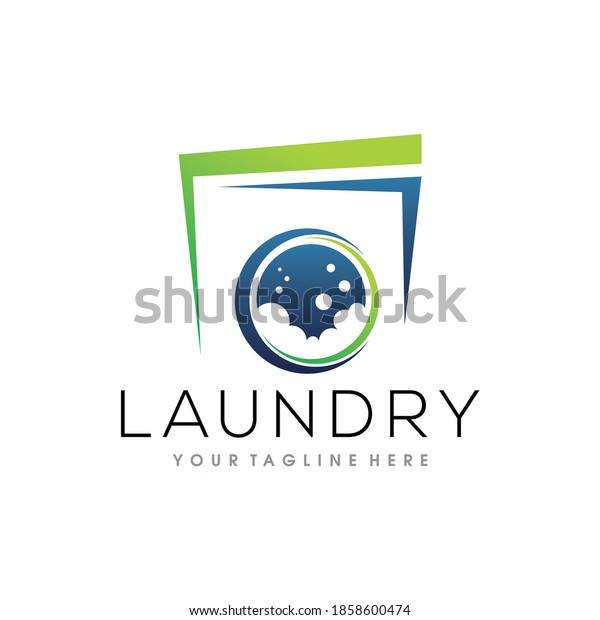 Laundry Logo Dry Cleaning Logo Vector Stock Vector (Royalty Free ...