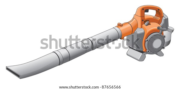Leaf Blower Illustration Stock Vector (Royalty Free) 87656566 ...