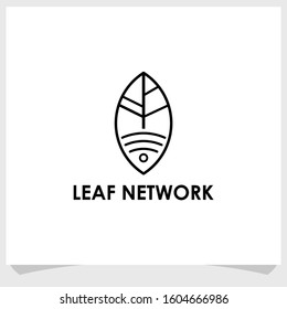 Leaf Network Logo Design Concept Stock Vector (Royalty Free) 1604666986 ...