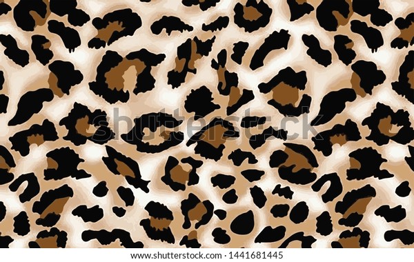 Leopard Pattern Design Funny Drawing Pattern Stock Vector (Royalty Free ...