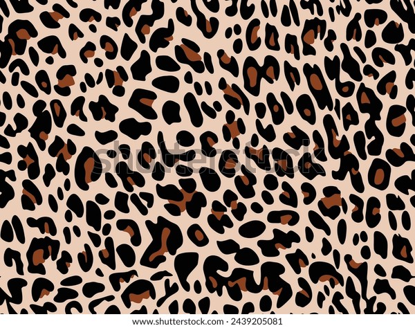 Leopard Pattern Seamless Texture Animal Print Stock Vector (Royalty ...