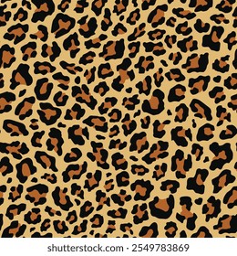 Leopard Skin Pattern Vector Print Seamless Stock Vector (Royalty Free ...