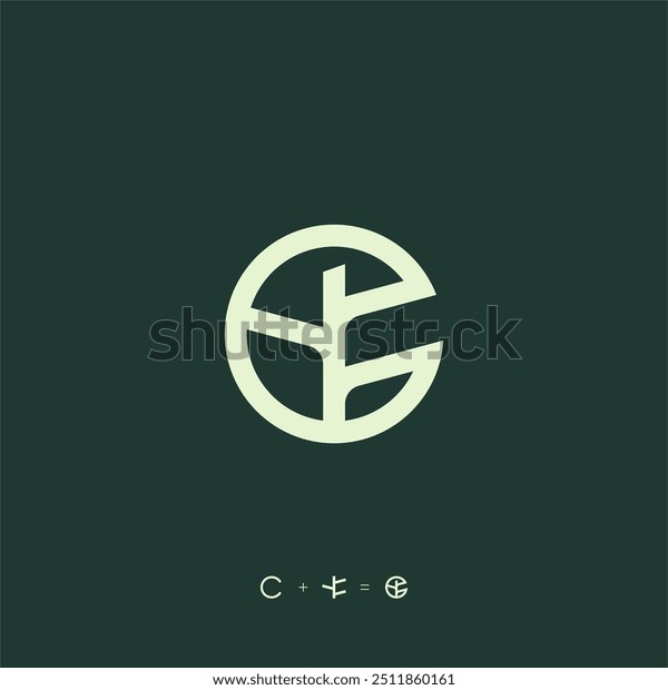 Letter C Tree C Growth Logo Stock Vector (Royalty Free) 2511860161 ...