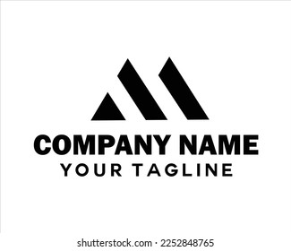 Letter M Simple Logo Vector Stock Vector (Royalty Free) 2252848765 ...