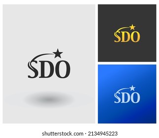 Letter Sdo Initial Based Innovative Logo: เวกเตอร์สต็อก (ปลอดค่า ...