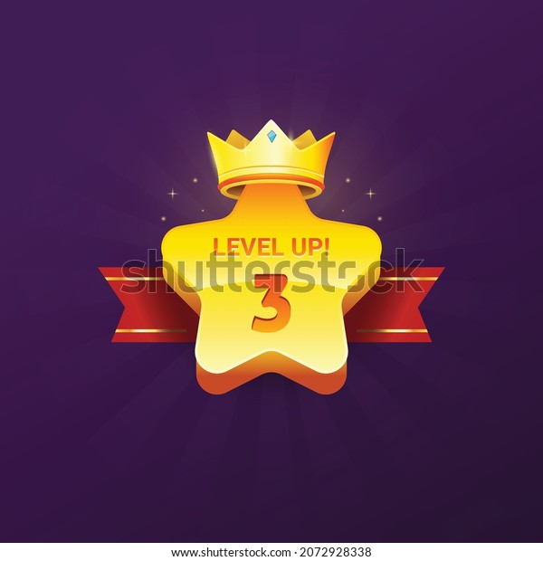 Level Emblem Element Game Development Vector Stock Vector (Royalty Free ...